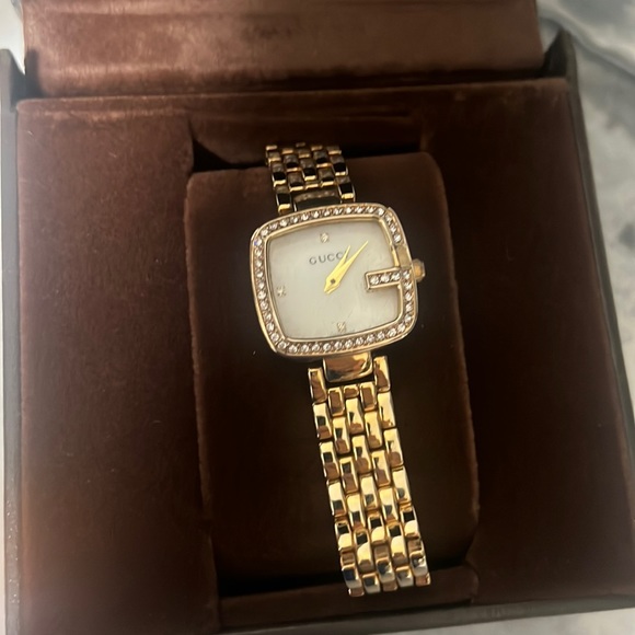 Jewelry | Used Gucci Watch Gold With Original Box | Poshmark